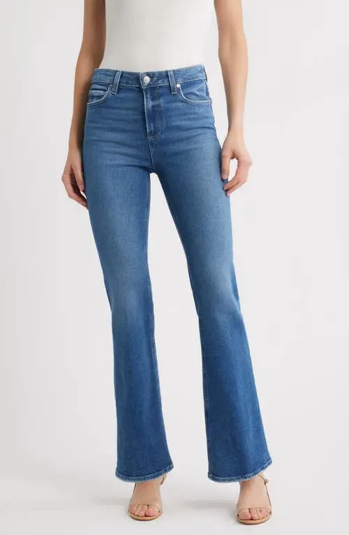 Paige Laurel Canyon High-waist Bootcut Jeans - Tarnished