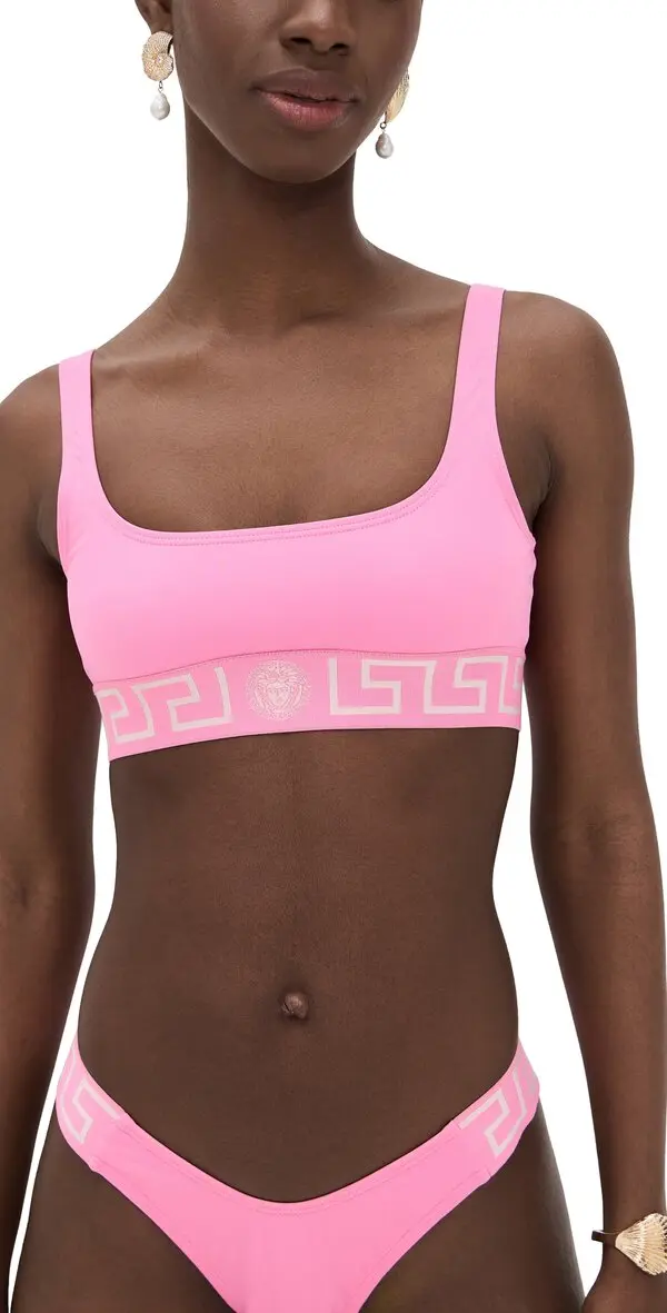 Versace Lycra Vita Recycled Bikini Top