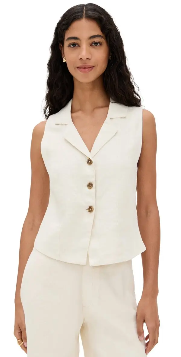 DL1961 Neev Linen Top - Flax (linen)