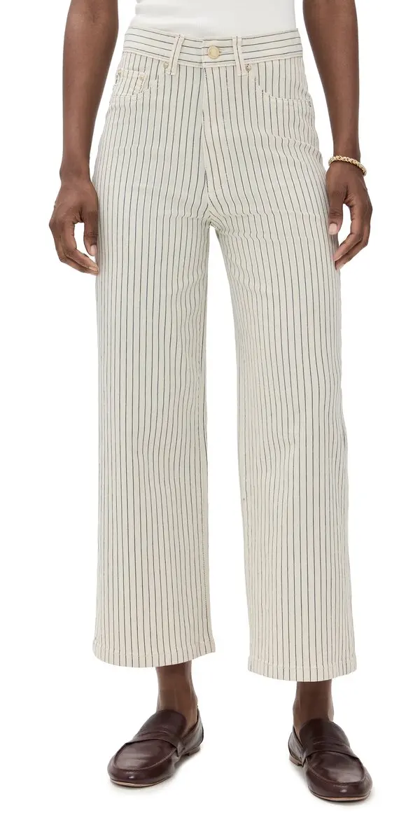 DL1961 Hepburn Wide Leg High Rise Ankle Jeans