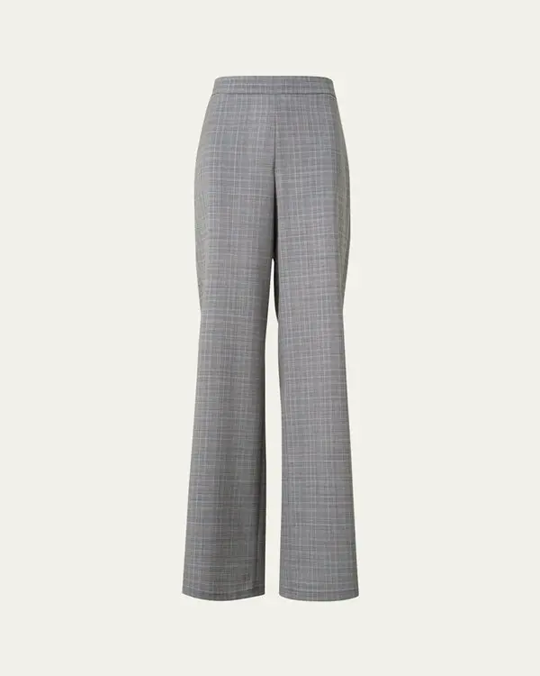 Akris Filibert Prince Of Wales Check Wool Pants