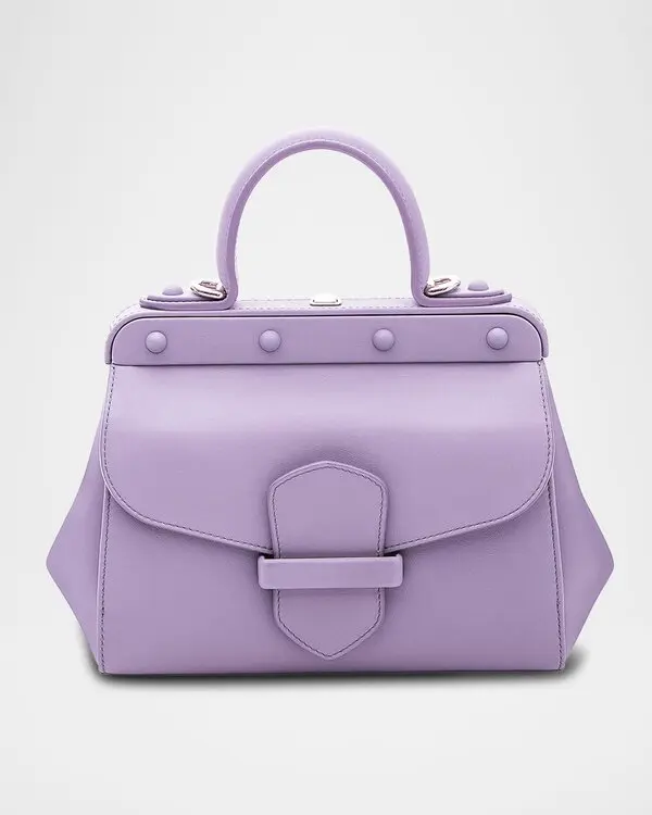 FRANZI Margherita Small Leather Top-handle Bag - Wisteria