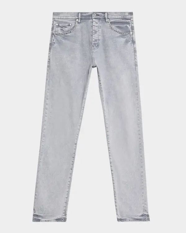 PURPLE BRAND Alloy Studs Slim Overdyed Jeans