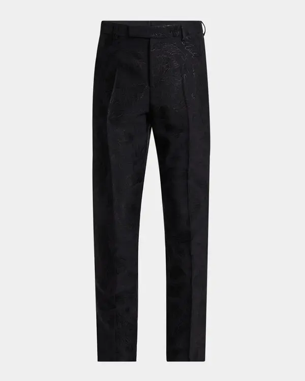 Versace Barocco Jacquard Formal Pants