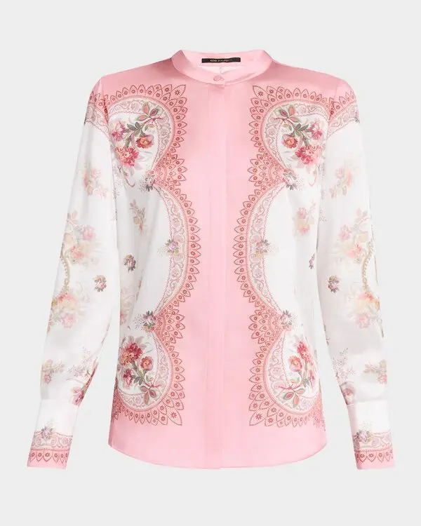 Kobi Halperin Floral-print Blouse - Quartz Multi