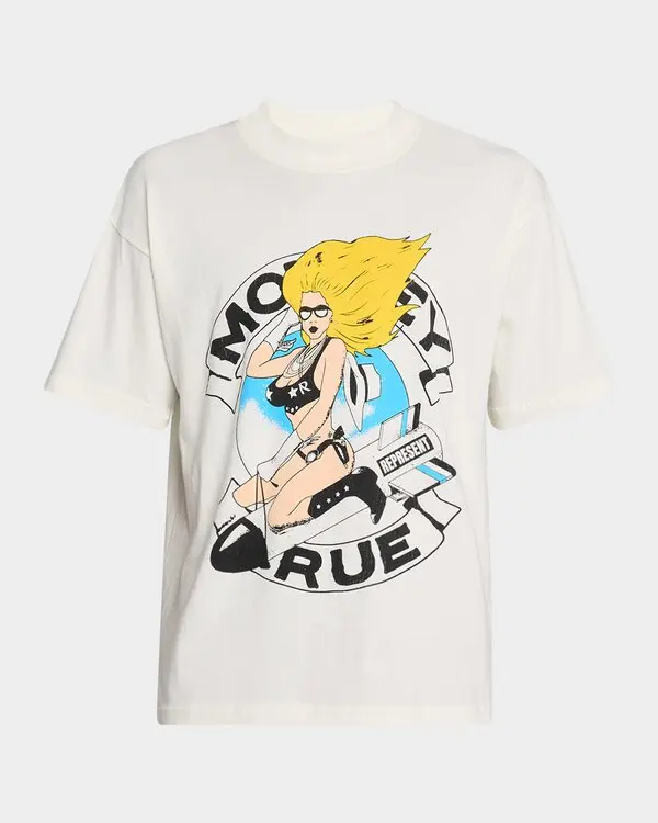 REPRESENT X Motley Crue Secret Show Graphic T-shirt - Flat White