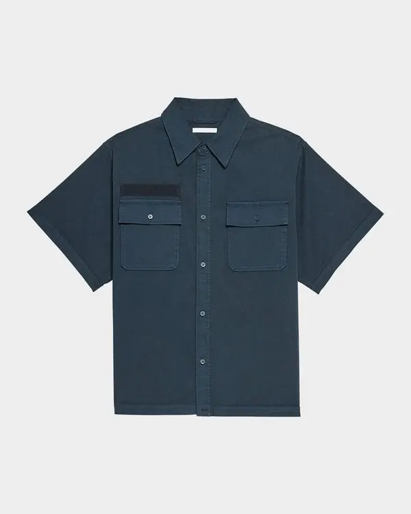 Helmut Lang Button-down Uniform Shirt - Pine