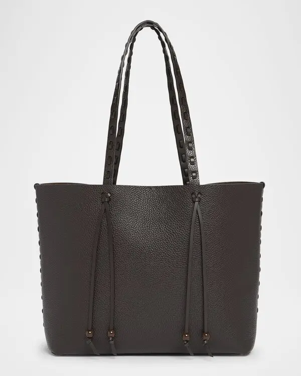 Etro Essentials Leather Tote Bag - Brown