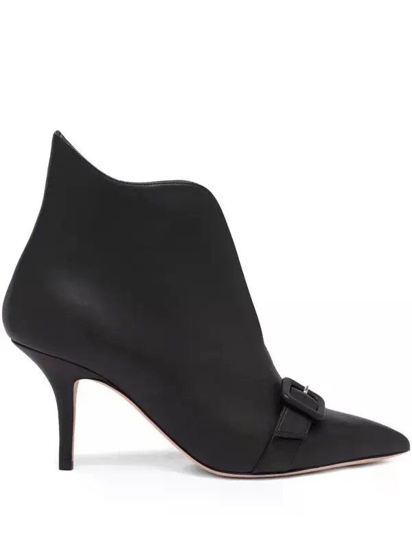 MALONE SOULIERS 70mm Esther Buckled Boots - Black