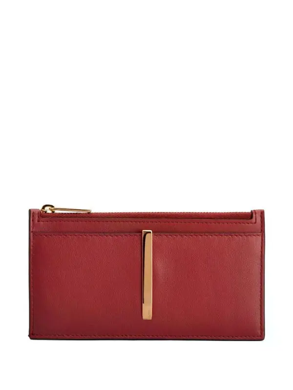 TOD'S Leather Cardholder - Red