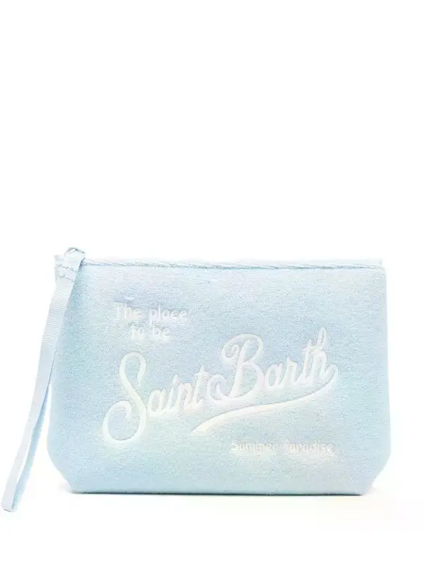 MC2 SAINT BARTH Small Aline Clutch - Blue