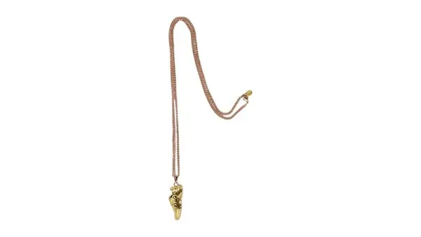 BAPE Shark Sta Pendant Necklace - Gold