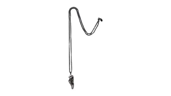 BAPE Shark Sta Pendant Necklace - Black