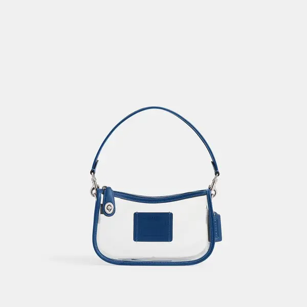 Coach Swinger Bag - Silver/true Blue