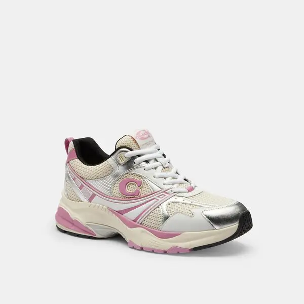 Coach Mesh Sneaker - Fuschia Multi