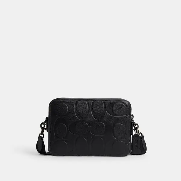 Coach Charter Crossbody Bag 24 In Maxi Signature Leather