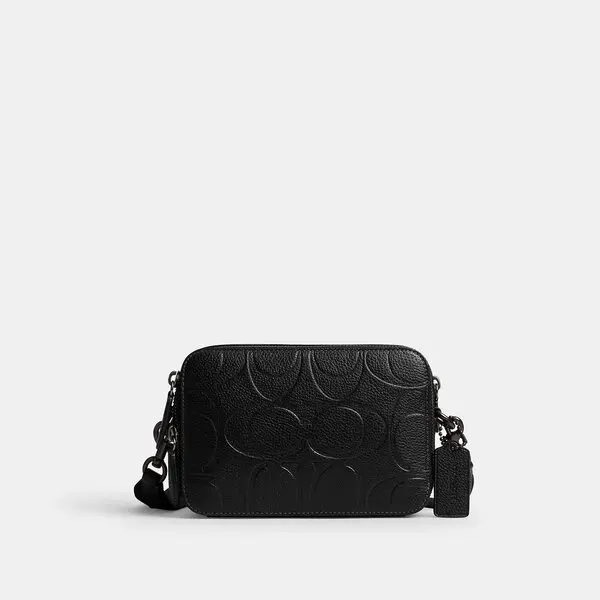 Coach Charter Crossbody 19 In Maxi Signature Leather