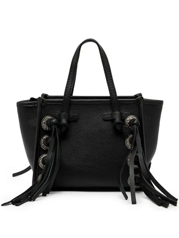 GIANNI CHIARINI Miss Marcella Leather Bag - Black