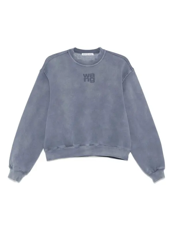 Alexander Wang Essential Terry Crewneck Sweatshirt - Blue