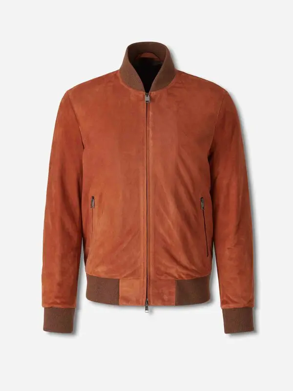 Brioni Suede Bomber Jacket
