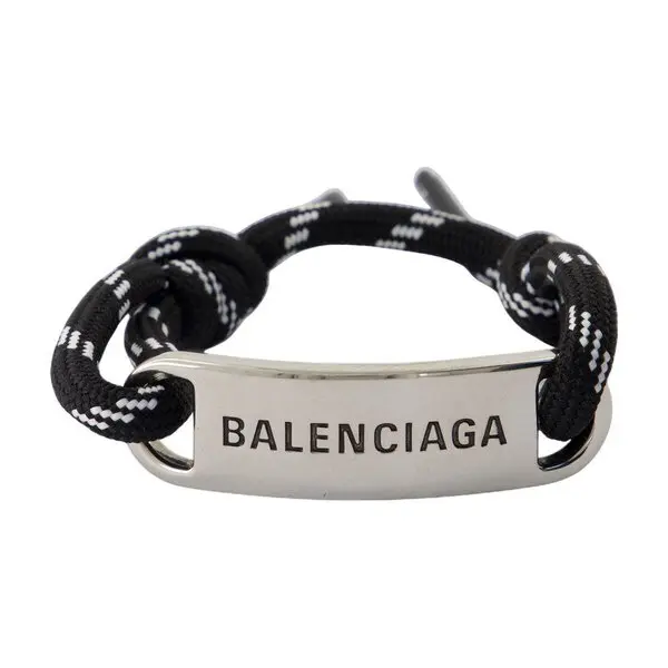 Balenciaga Plate Bracelet - Silver