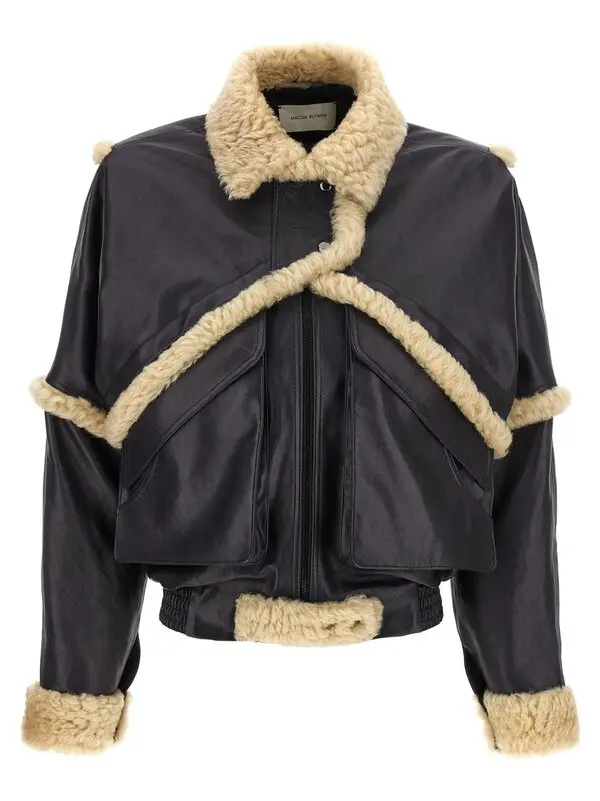 Magda Butrym Pf 25' Leather Jacket