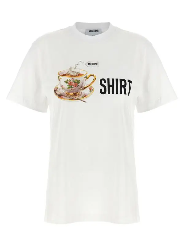 Moschino Printed Organic Cotton T-shirt - Multicolor