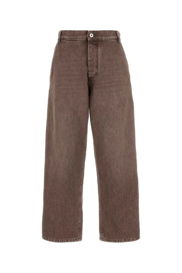 Bottega Veneta Trousers Light Washed - Brown