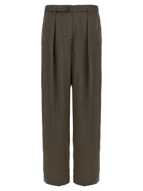 LEMAIRE Belted Straight Leg Trousers