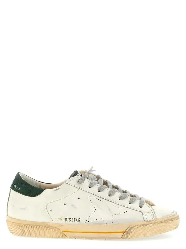Golden Goose Superstar Leather Sneakers - Green