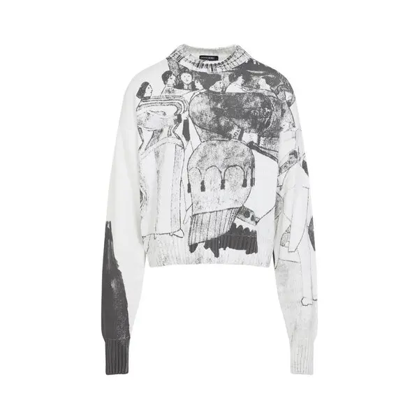 Enfants Riches Déprimés The Ballroom Dance Cotton Pullover - Black