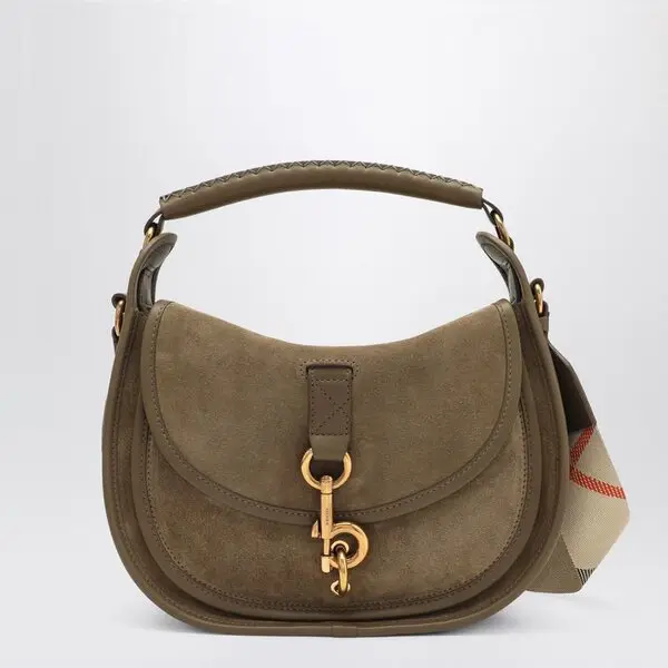 Burberry Small B-clip Messenger Bag - Brown