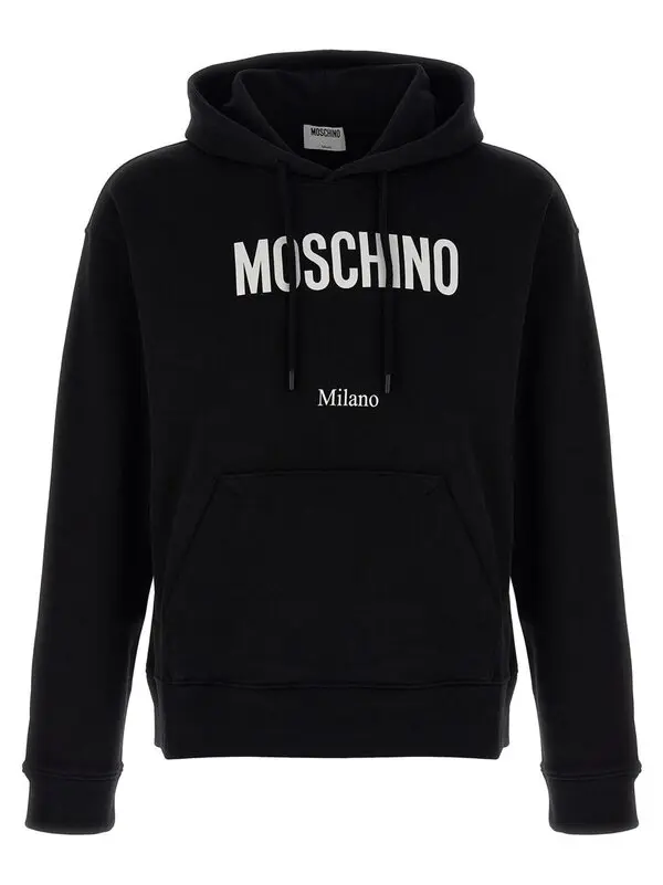 Moschino Logo Print Hoodie