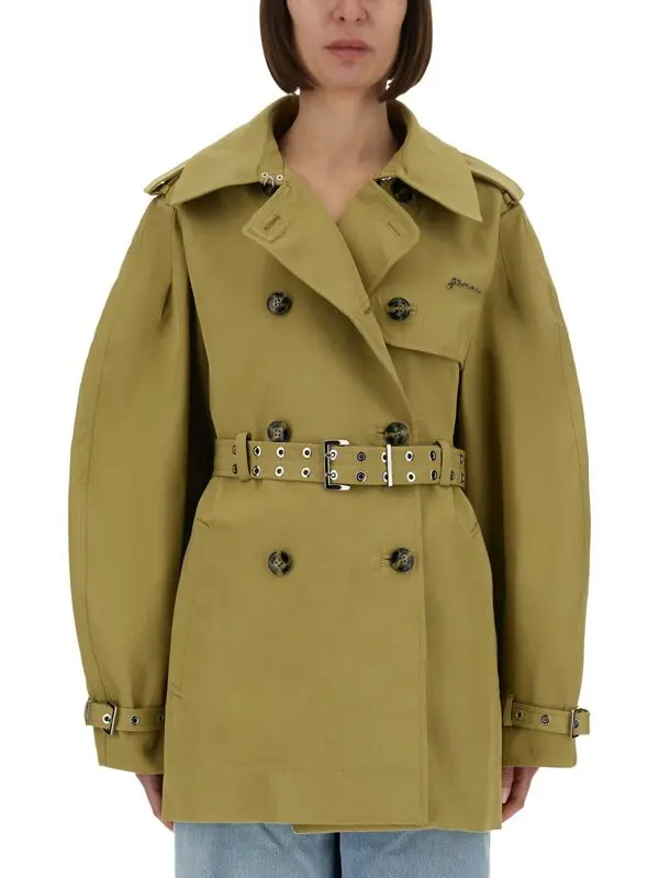 GANNI Trench Midi - Beige