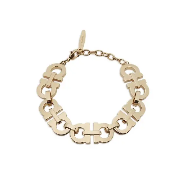 FERRAGAMO Logo Bracelet - Gold