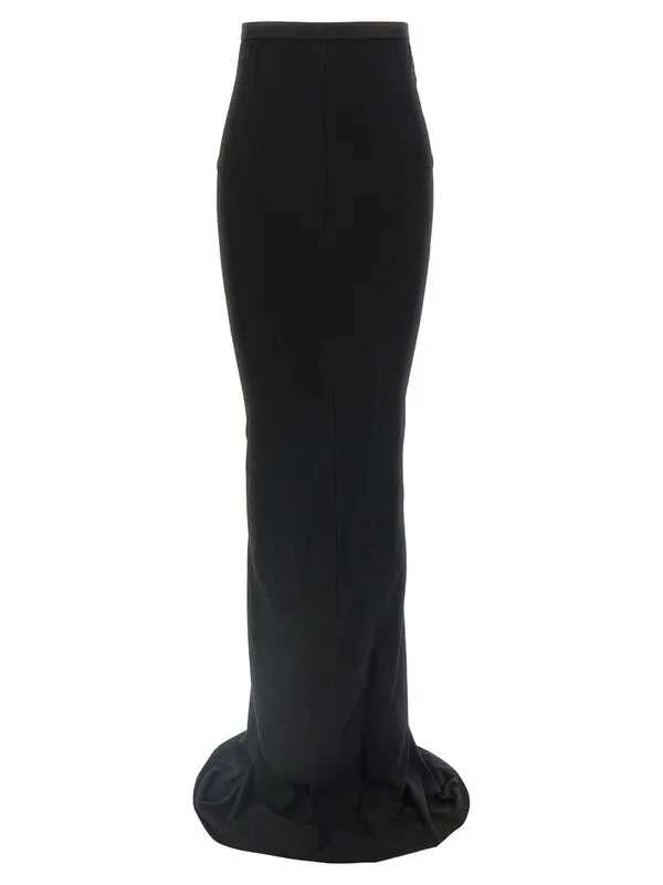 Rick Owens Long Jersey Lido Skirt