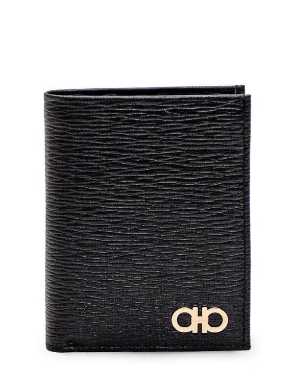 FERRAGAMO Gancini Wallet - Black