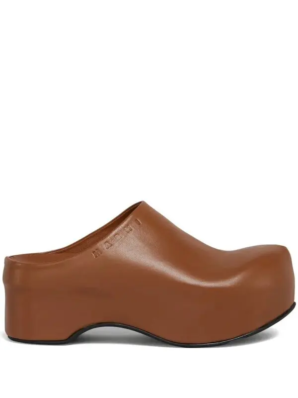 Marni Sabot Shoes - Brown