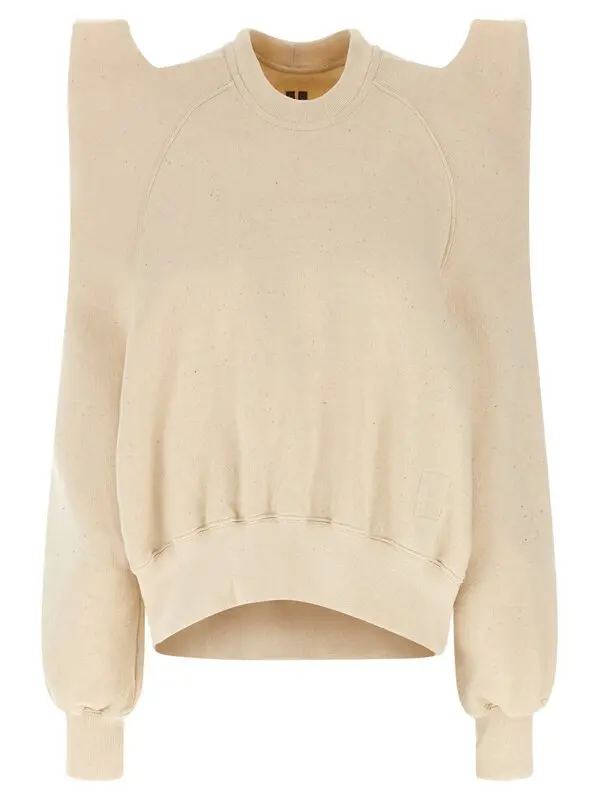 Rick Owens Tecsweat' Sweatshirt - Beige