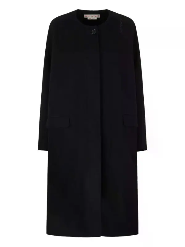 Marni Logo-embroidered Coat