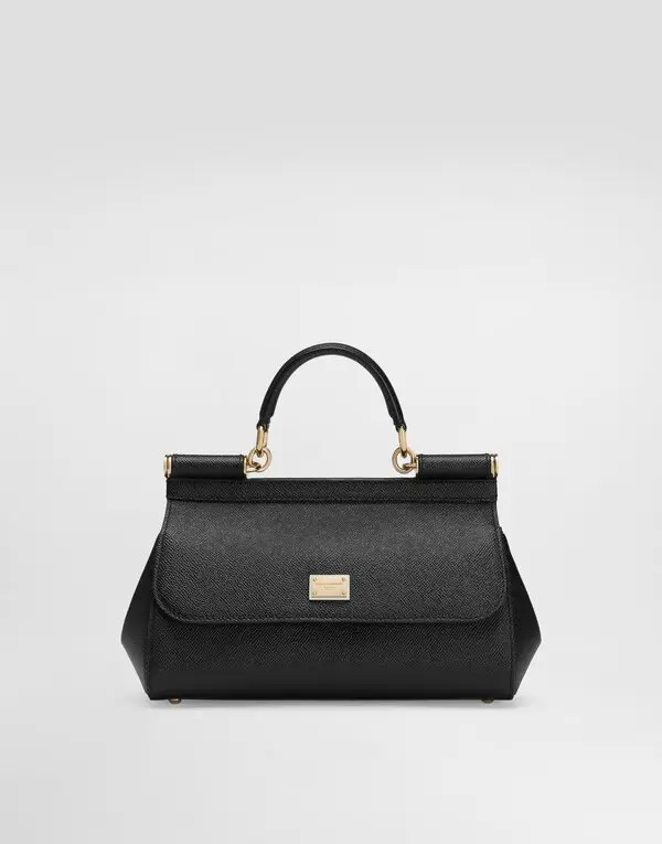Dolce & Gabbana Medium Sicily Handbag - Black