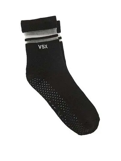 Victoria's Secret Vsx Sport Grip Socks - Black