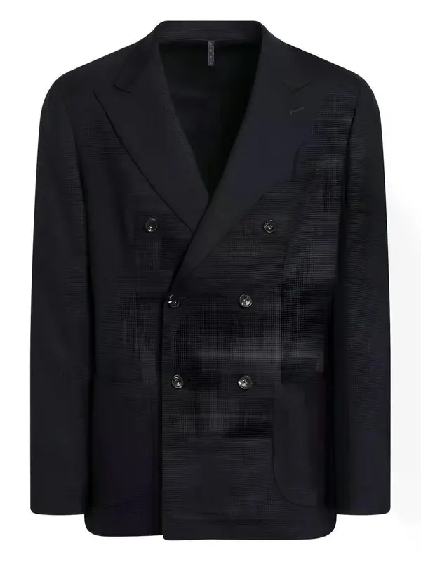 SANTANIELLO Double-breasted Blazer - 78 Blue