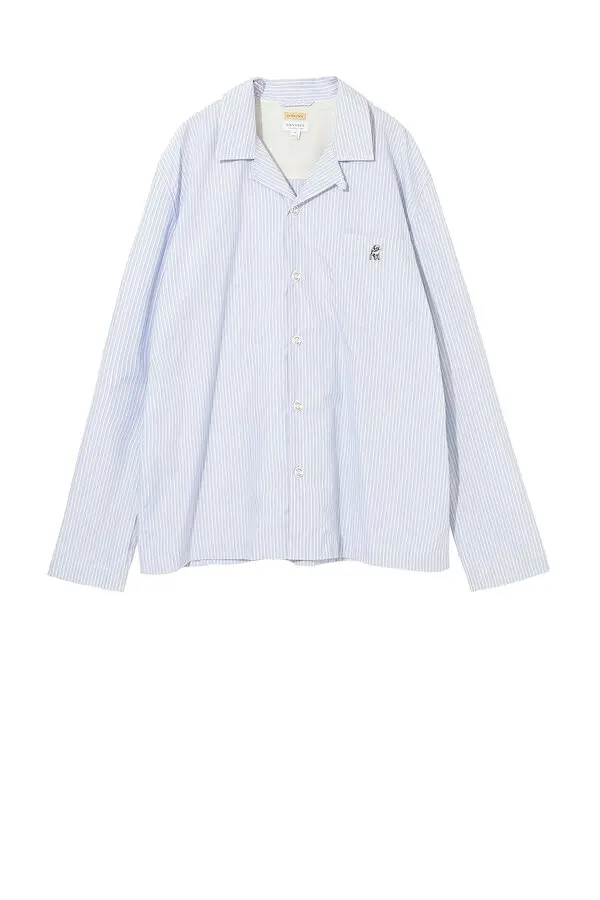 UNDERCOVERISM X Sunspel Button Up Shirt In Blue