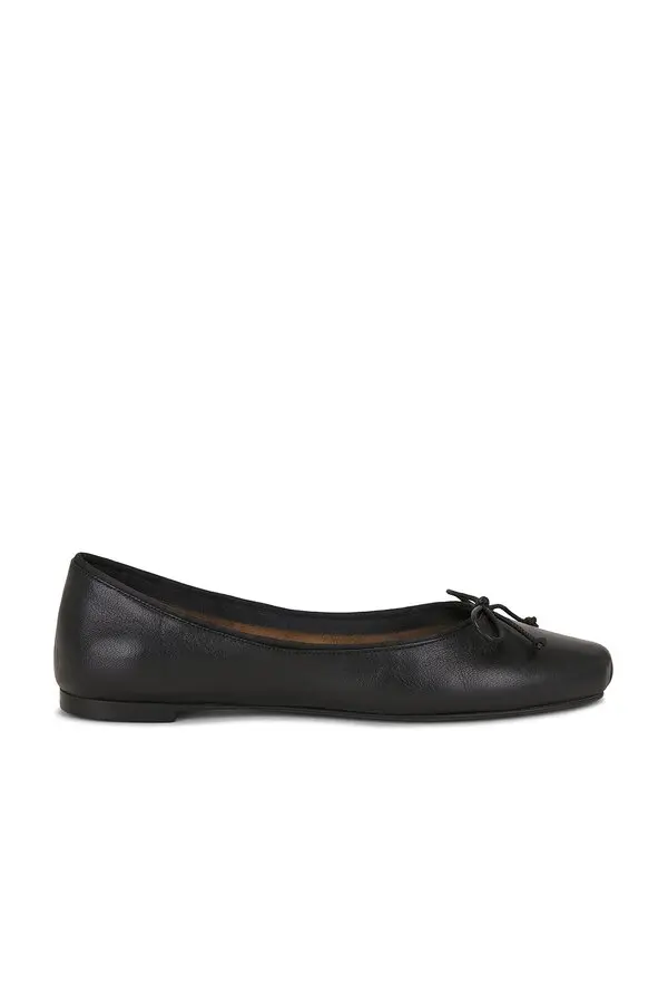 Khaite Charlotte Ballerina Flat - Black