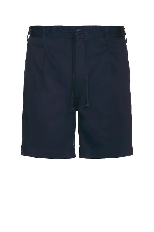 Onia Garment Dye Cotton Drawstring Shorts - Deep Navy