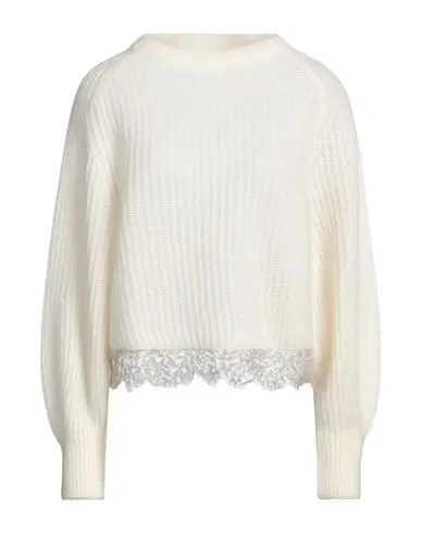 Fabiana Filippi Knit Sweater With Lace Detailing