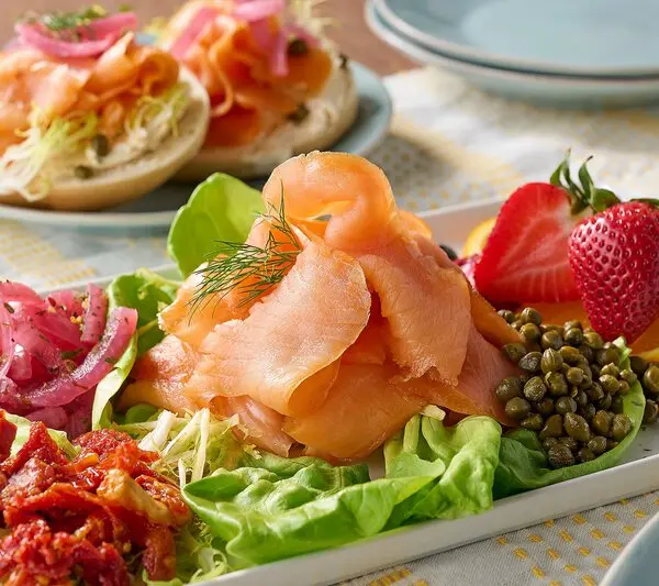 BLUE CIRCLE FOODS 8 Oz Packs Of Norwegian Smoked Salmon