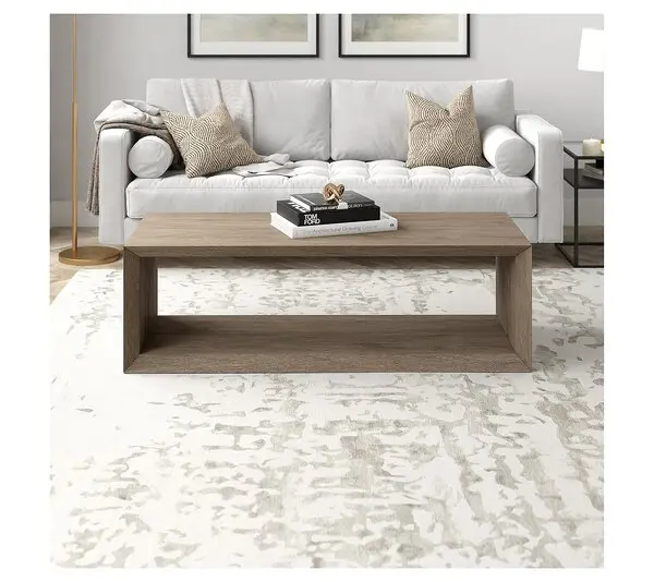 HUDSON&CANAL Osmond 58' Wide Rectangular Coffee Table