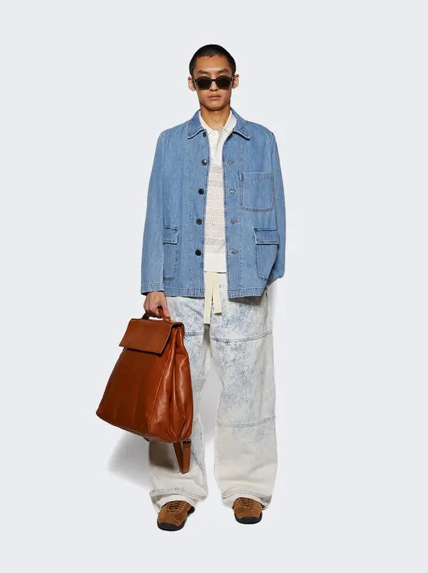 Dries Van Noten Braxton Denim Jacket - Light  Blue